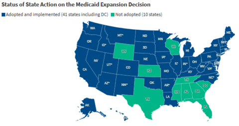 ACA: Status of State Medicaid Expansion Decisions - YourFMO